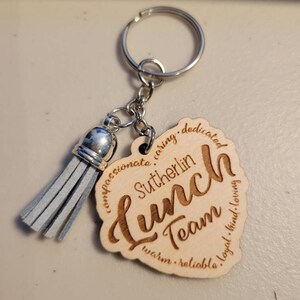 School Position Keychains, Lunch Lady, Principal, Teacher, Assistant ...