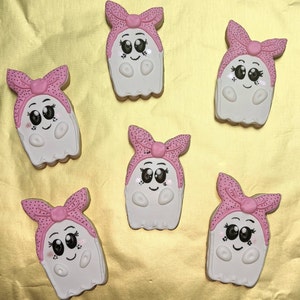 Printable Cookie Card Happy Halloween Pink Spiders 3.5 - Etsy