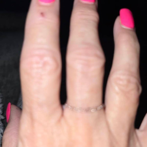 Permanent Chain Ring Mother's Day Gift 16K Gold Rings Gift for Her ...