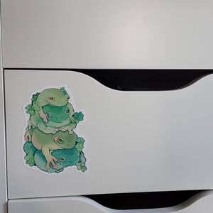 Frog Stack Big Frog Sticker Durable Sticker Laptop Sticker Vinyl Toad ...