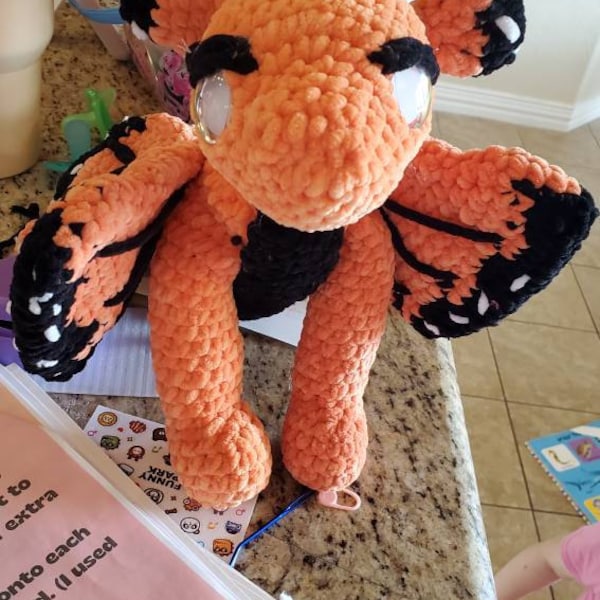 Chunky Moth Crochet PATTERN - Etsy