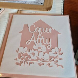 Personalised New Home Names Card, Couple Card, House Warming Card ...