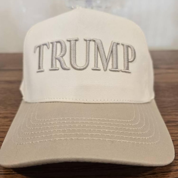 In God We Trust Hat | off White & Khaki | Unisex Cap | Adjustable ...