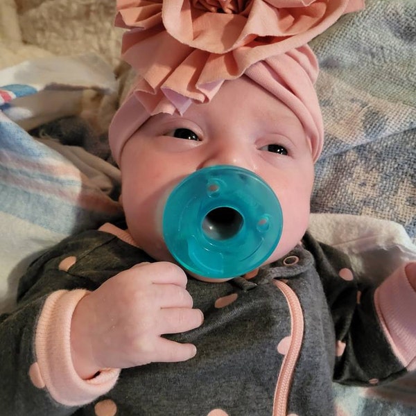 Baby Turban Hat, Baby Girl Turban, FLOWER Baby Turban,baby Stretchy Hat ...