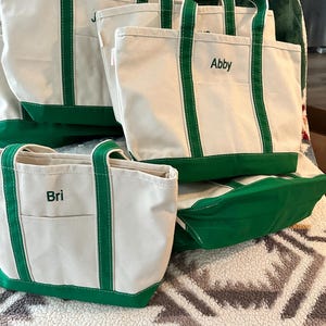 Custom Canvas Tote, Ironic Boat Bag, Bridesmaid Proposal Monogram Bag ...