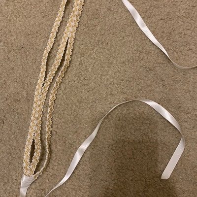 CUSTOM Regency Jane Austen 3 Strap Headband Hairpiece Ball Hat ...