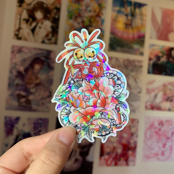 Holographic Sticker, Clear Self-adhesive Vinyl Overlay - Shattered ...