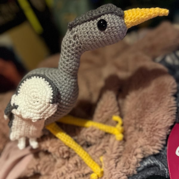 PATTERN, Hermes the Heron, Amigurumi Plush Crochet Pattern in PDF ...