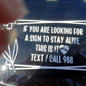 You Matter, Mental Health Decal, 988 Decal, 988 Suicide and Crisis ...