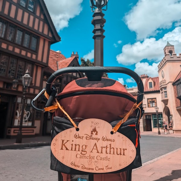 Disney Themed Pram Sign - Stroller Sign | Personalised Push Chair Sign ...