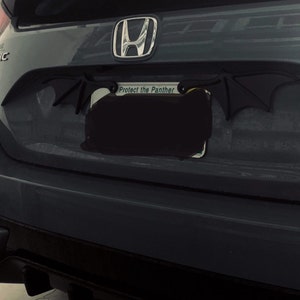 License Plate Bat Wings universal Fit - Etsy