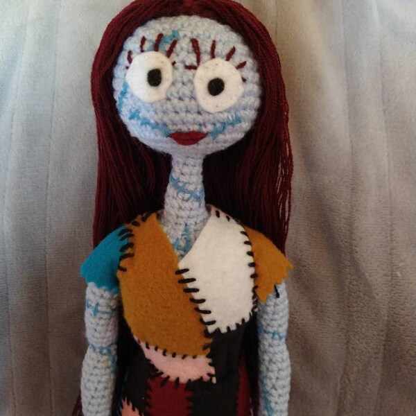 Sally Crochet Pattern 14'' Inch, Ready for Halloween and Chrismas! - Etsy