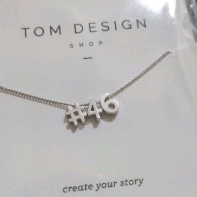 Number Charm Necklace Personalized Number Gift for Mom Friend Wife Kids ...