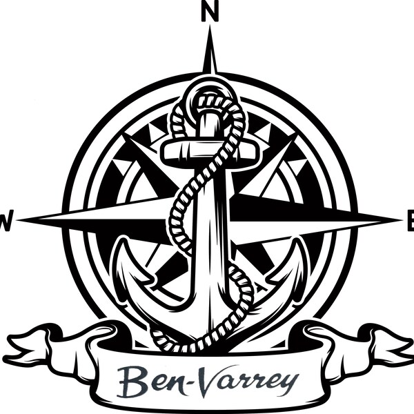 Anchor Compass Svg , Nautical Anchor Svg , Nautical Compass Svg ...