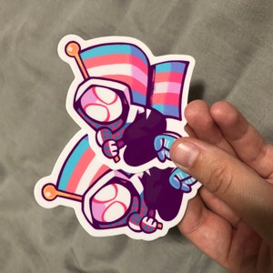PRE-ORDER Gwen Stacy Trans Pride Sticker Premium Quality Waterproof ...