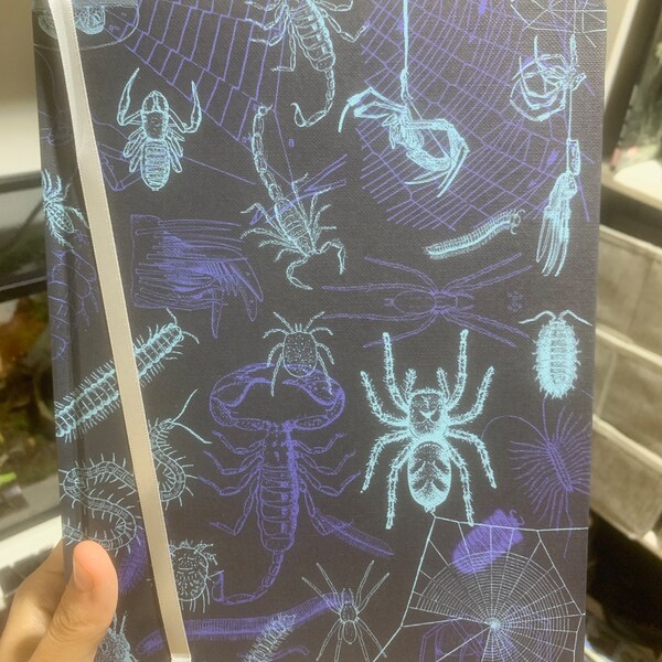 Spider Notebook - Hardcover | Entomology Notebook, Hiking Journal ...