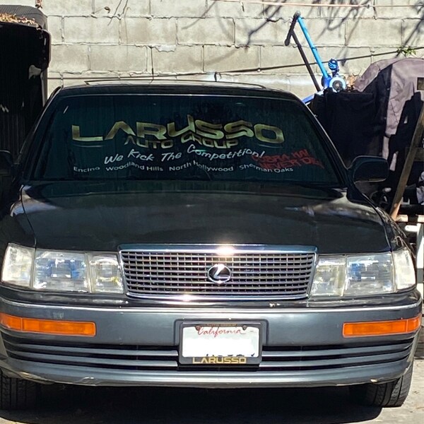 LARUSSO AUTO GROUP Cobra Kai Plastic License Plate Frame Holder Vinyl ...