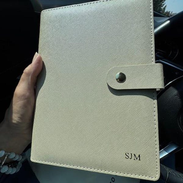 Personalised A4 Ring Binder Organiser|luxury A4 Portfolio|a4 Folder| 4 ...