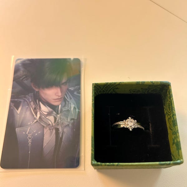 Love and Deepspace Ring Accessories Xavier Couple Rings Zayne Wedding ...
