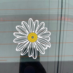 Daisy Monogram Vinyl Decal Daisy Decal Daisy Car Decal | Etsy