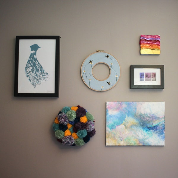 Bee Print - Limited Edition Screen Print - Bumble Bee Artwork - Bee and ...