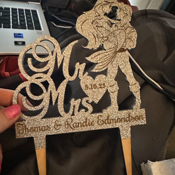 Mermaid Wedding Cake Topper,mermaid Cake Topper,prince Wedding Cake ...