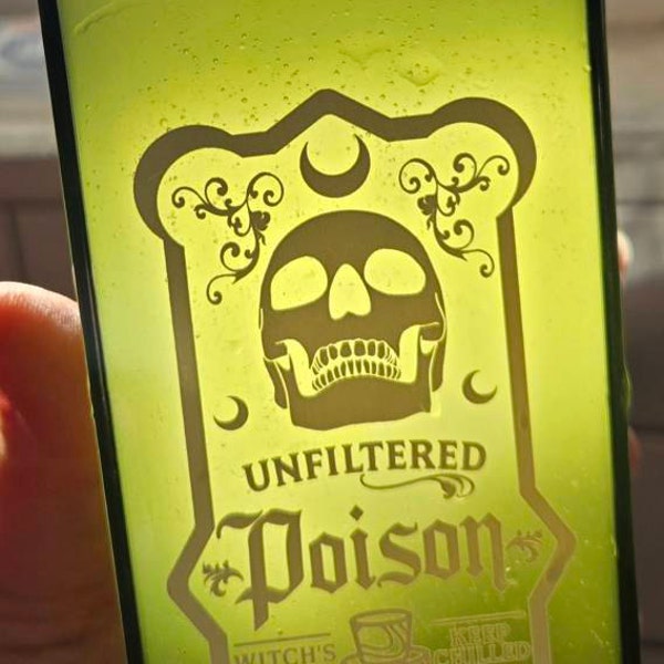Unfiltered Poison Milk Carton Water Bottle, Cute Milk Carton, Fun Water ...