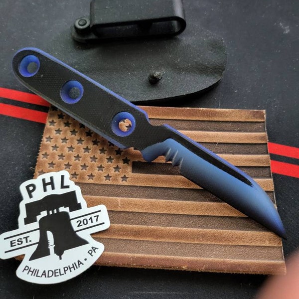 Handmade NPE "letter Opener" Gen. 2.0 Ghost G10, Purple/pink, Green and ...