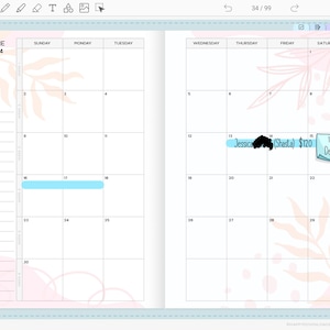 Rainbow Widgets Digital Stickers, Digital Planner Stickers, Tracker ...