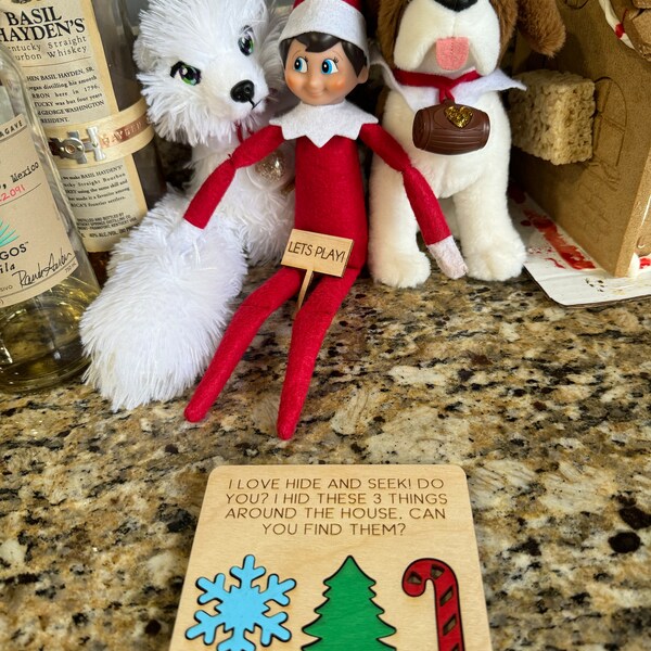 Mini Elf Prop, Elf Scavenger Hunt, Elf Hide and Seek, Interactive Elf ...
