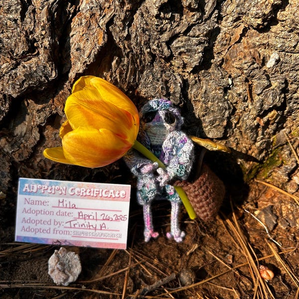 Kitten Inspired Alien Gremlin Amigurumi Plush Sculpture - Etsy