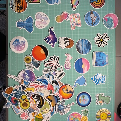 10-300pcs Pack Vsco Stickers I Cute Stickers Waterproof 100% Vinyl ...