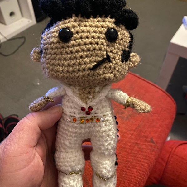 Elvis Presley Crochet Pattern, Amigurumi Pattern, PDF English Pattern ...
