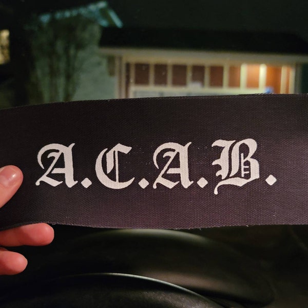 A.C.A.B. DIY Punk Patch ACAB - Etsy