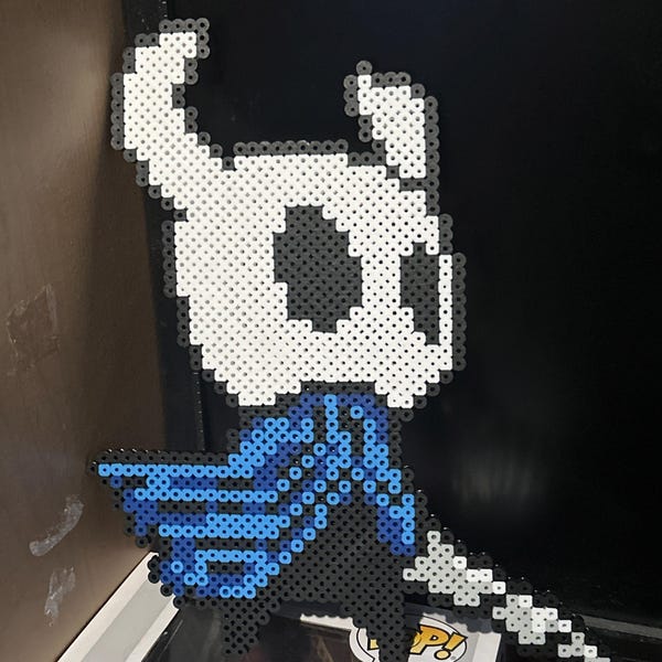 Large Mario Fireball - Pixel Art - Made From Perler Beads - Etsy