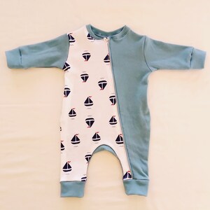 PDF Pattern Coveral Zipper Pajamas Babies/toddlers Sizes Premie to 2-3T ...