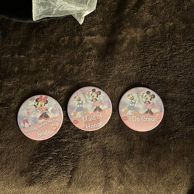 Minnie and Mickey Mouse Just Graduated Celebration Button Graduation ...
