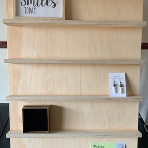 Card Display in Ply Wood Easy Assemble Postcard Stand for - Etsy