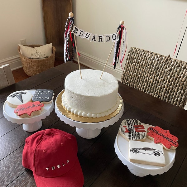 Custom Cake Banner Topper for Any Occasion, Cake Banner, Cake Bunting ...