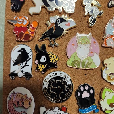 Ayumi OC Hard Enamel Pin Cute Original Art Pin Pin Saver optional - Etsy