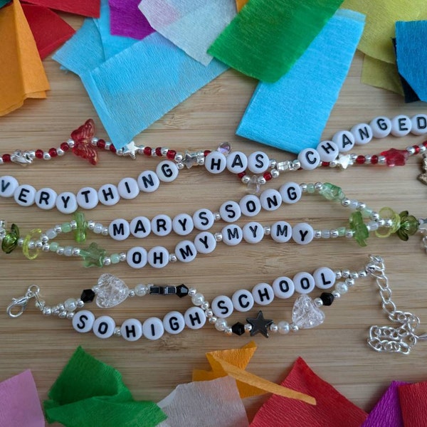 Taylor Friendship Bracelet | Adjustable | Custom and Personalized | for ...