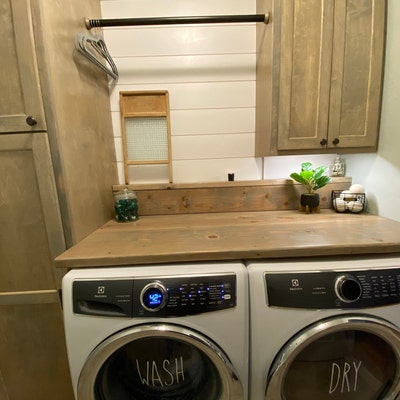 Wash Dry Vinyl Decals for Modern Farmhouse Laundry Décor - Etsy