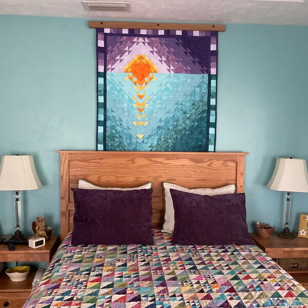 Custom Quilt Hangers, Wooden Rug Hanger Frame, Tapestry Handmade Wall ...