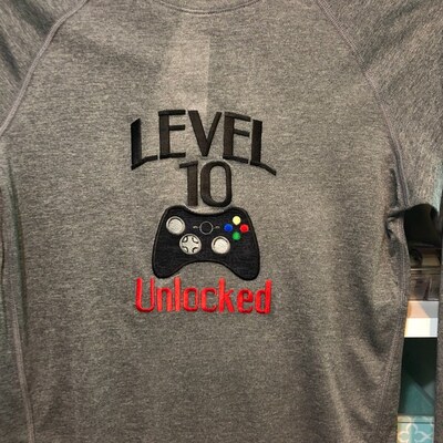 Video Game Controller Microsoft Xbox 360 Style Applique Embroidery ...