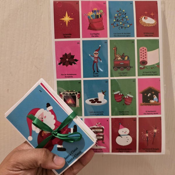 Valentine's Day Loteria | Loteria De San Valentin | Bingo - Bilingual ...