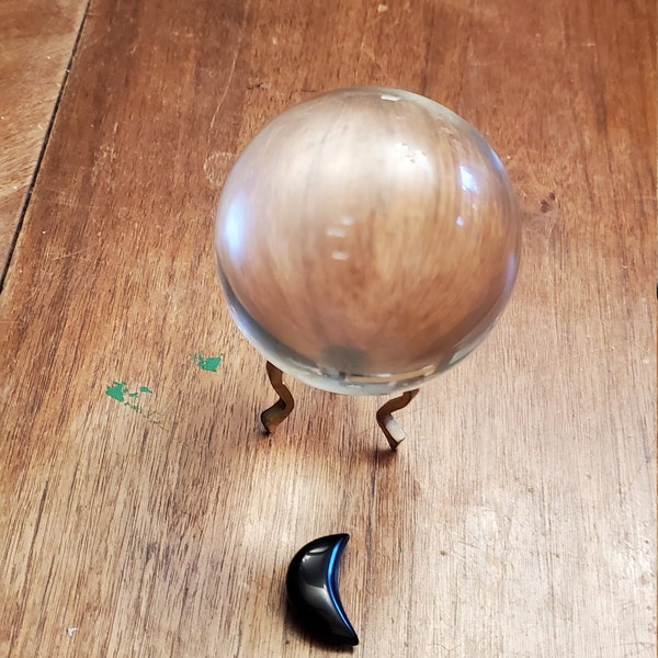 Large Crystal Ball - Divination, Scrying, Fortune Tellers Ball, Orb ...