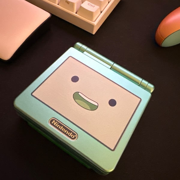 BMO “beemo” Custom Game Boy Advance Gba SP Uv Printed Face With ...