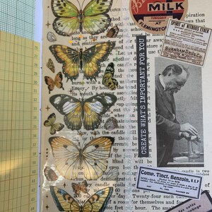 60PCS Vintage Washi Stickers Pack Stamp Stickers Journal - Etsy