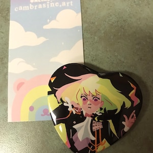 Boss Heart Button - Etsy