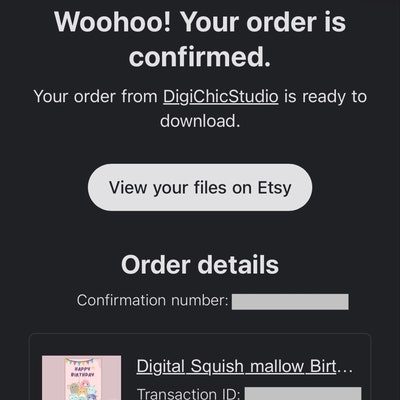 Digital Squish-mallow Birthday Card Printable Birthday Card Instant ...